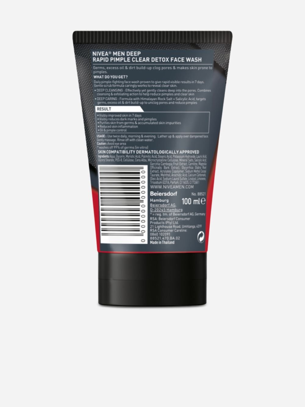 Nivea Men Deep Pimple Clear Face Wash Gel | Bash