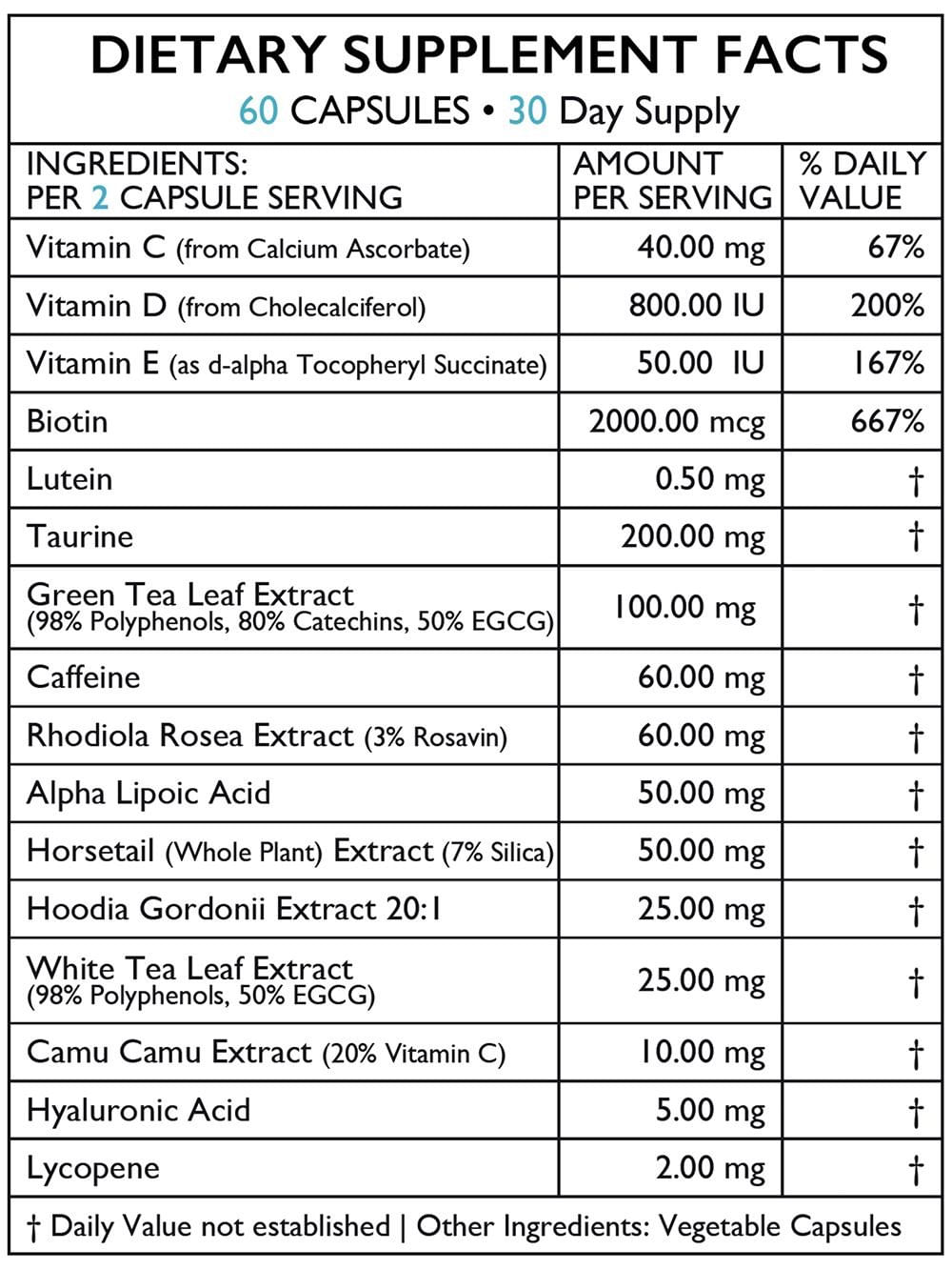 Skin Nutrition 60 Caps Body Slim / Weight Loss | Bash