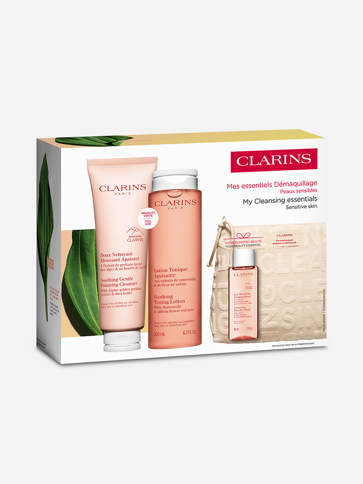 Clarins Premium Cleansing Sensitive Skin Value Pack | Bash