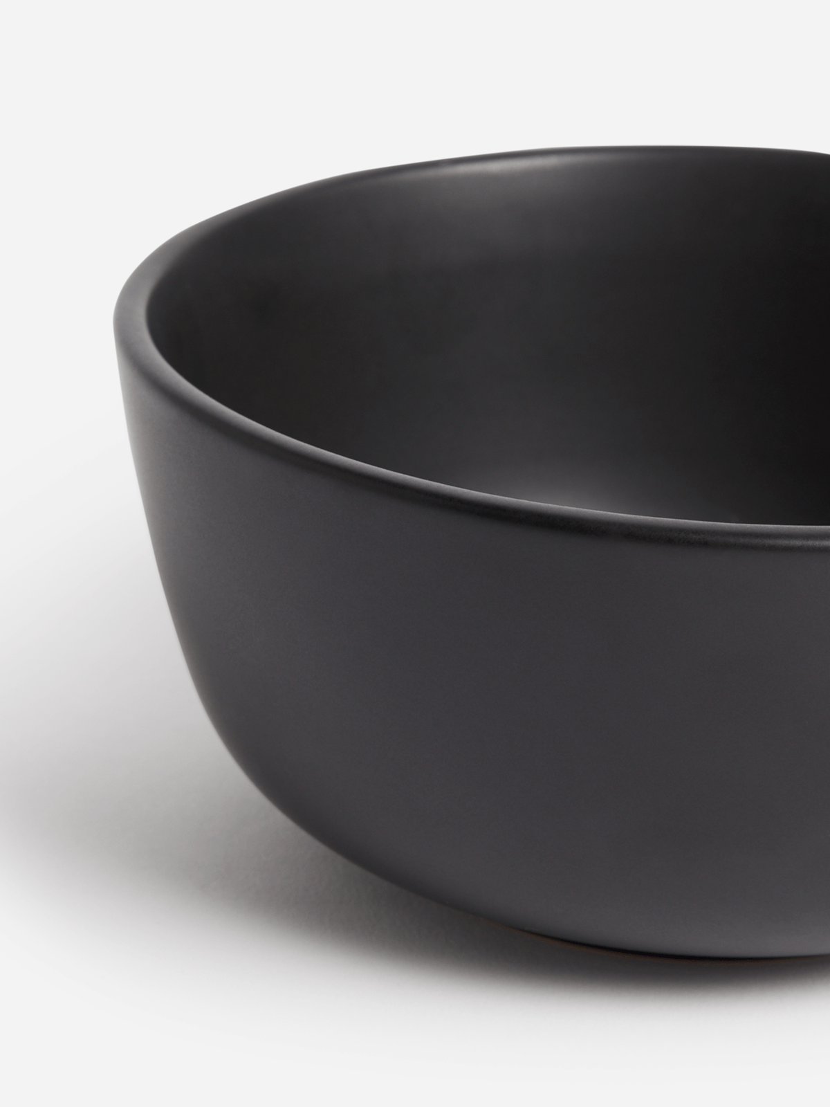 Jet Home Black Stoneware Bowl | Bash