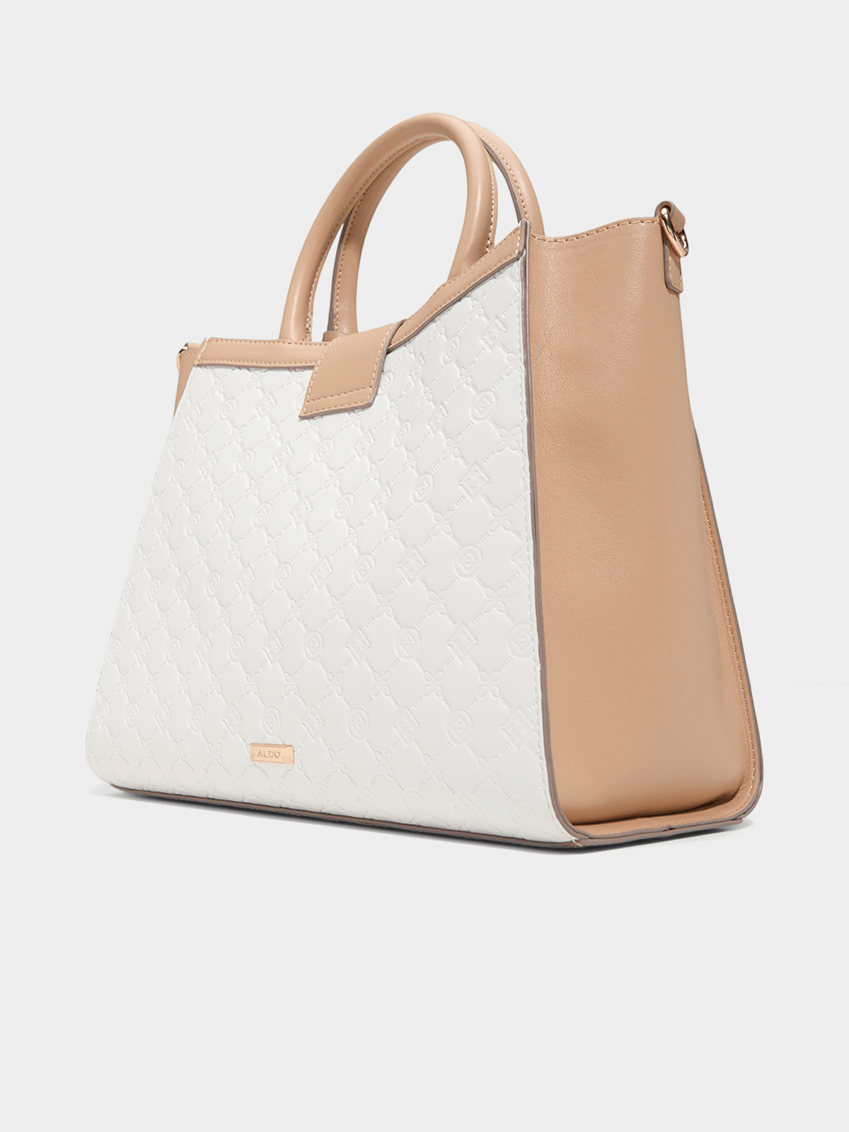 Women's Aldo CRELALLY White Satchel Handbag | Bash
