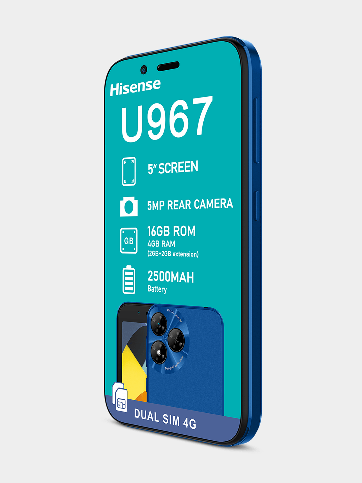 Hisense U967 Dual Sim - MTN (Network Locked) | Bash
