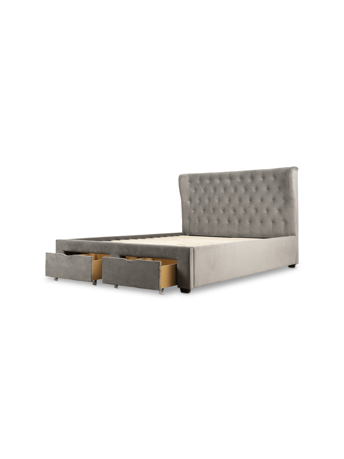 Harmony Bed LuxGuard Velvet Extra Length | Bash