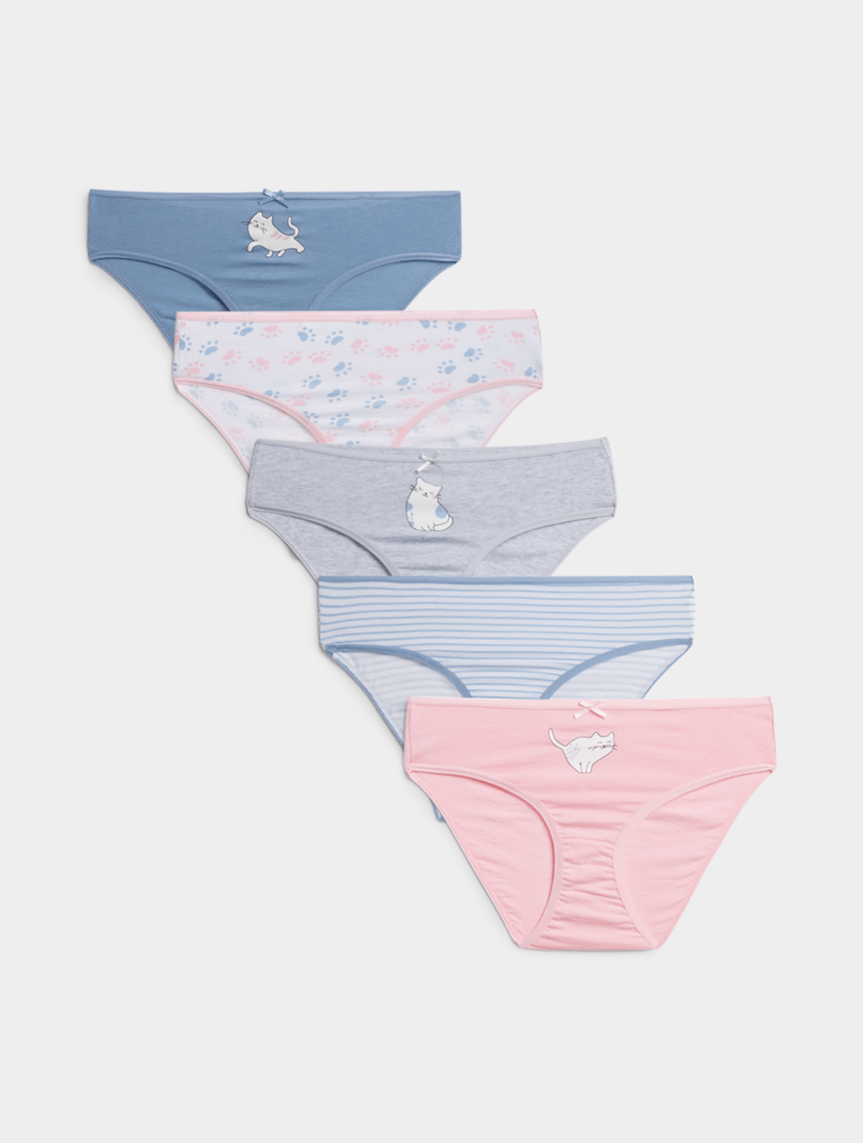 Exact Girl's Pink & Blue 5-Pack Panties | Bash