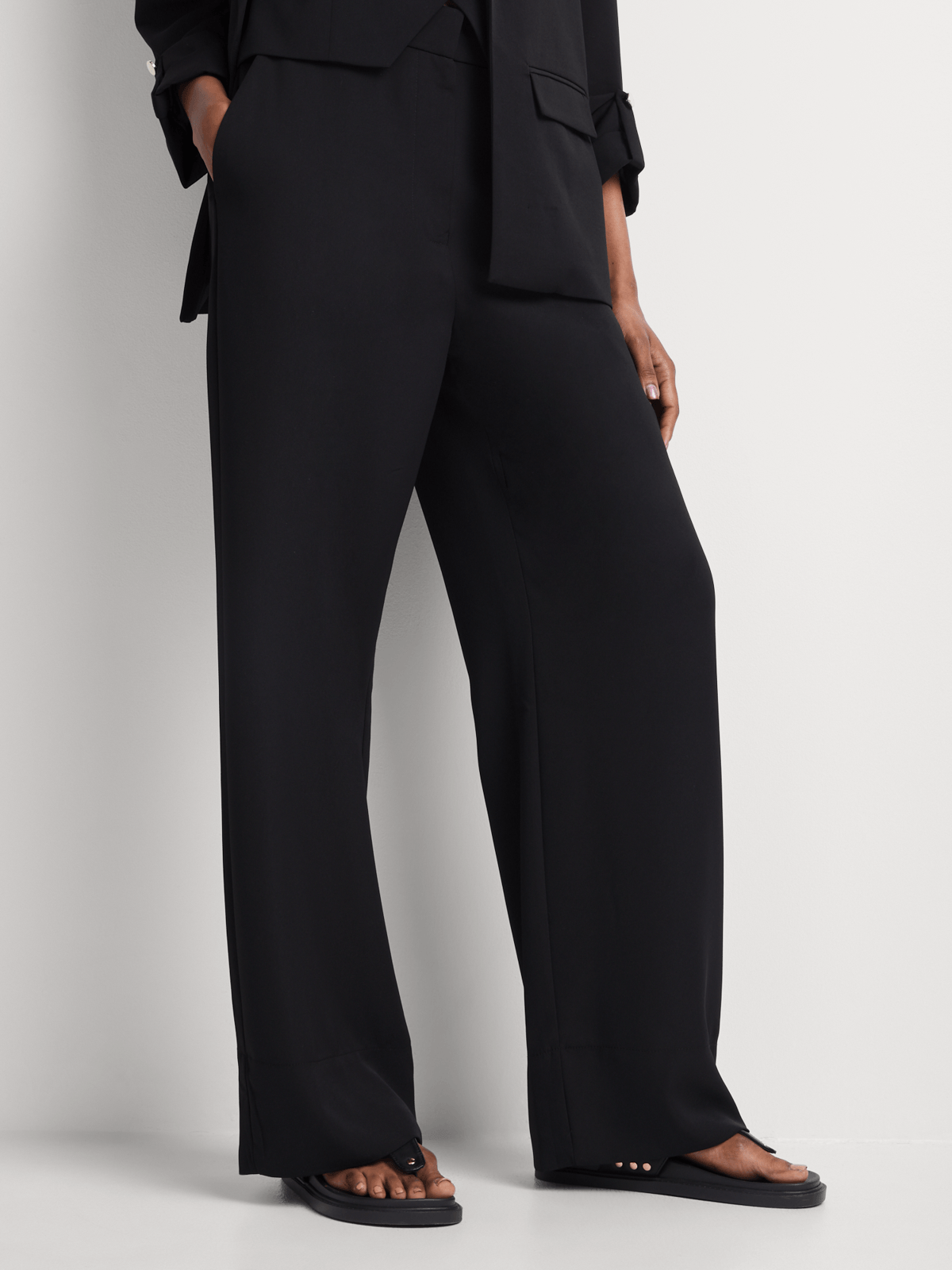 Wide Leg High Rise Pants | Bash