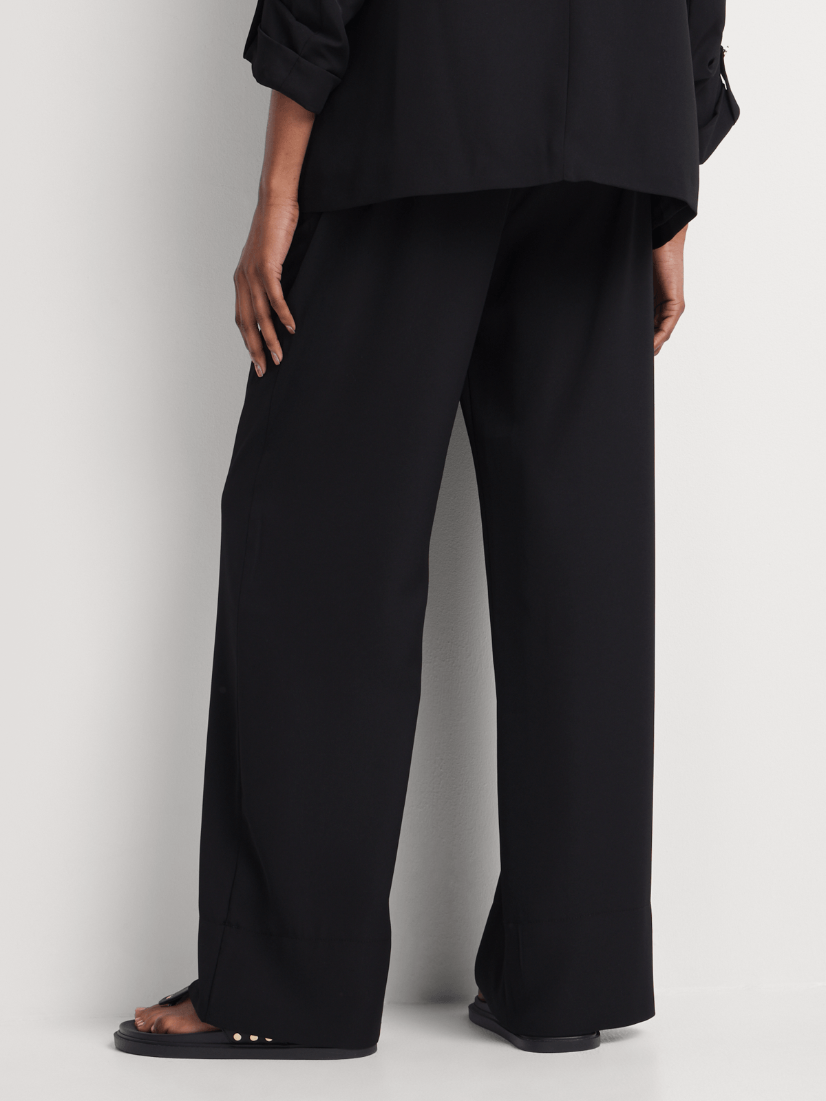 Wide Leg High Rise Pants | Bash