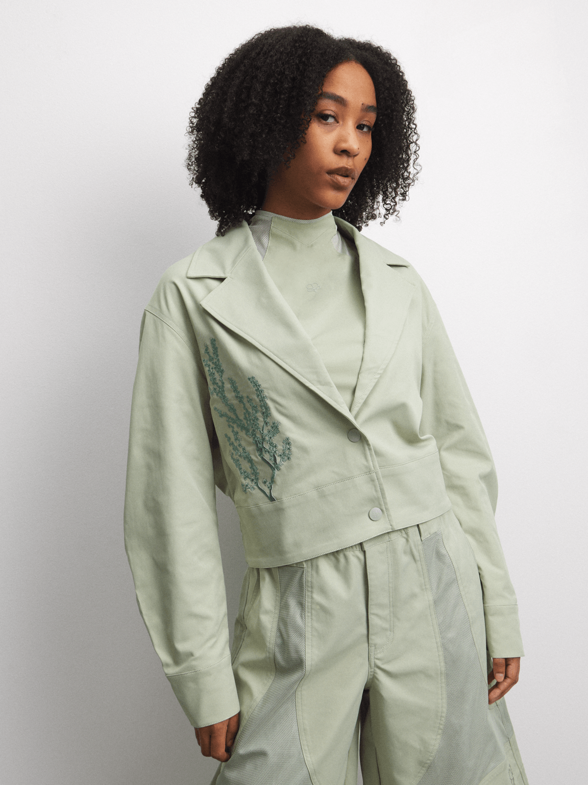 Anatomy Women's Key Hole Green Jacket | Bash