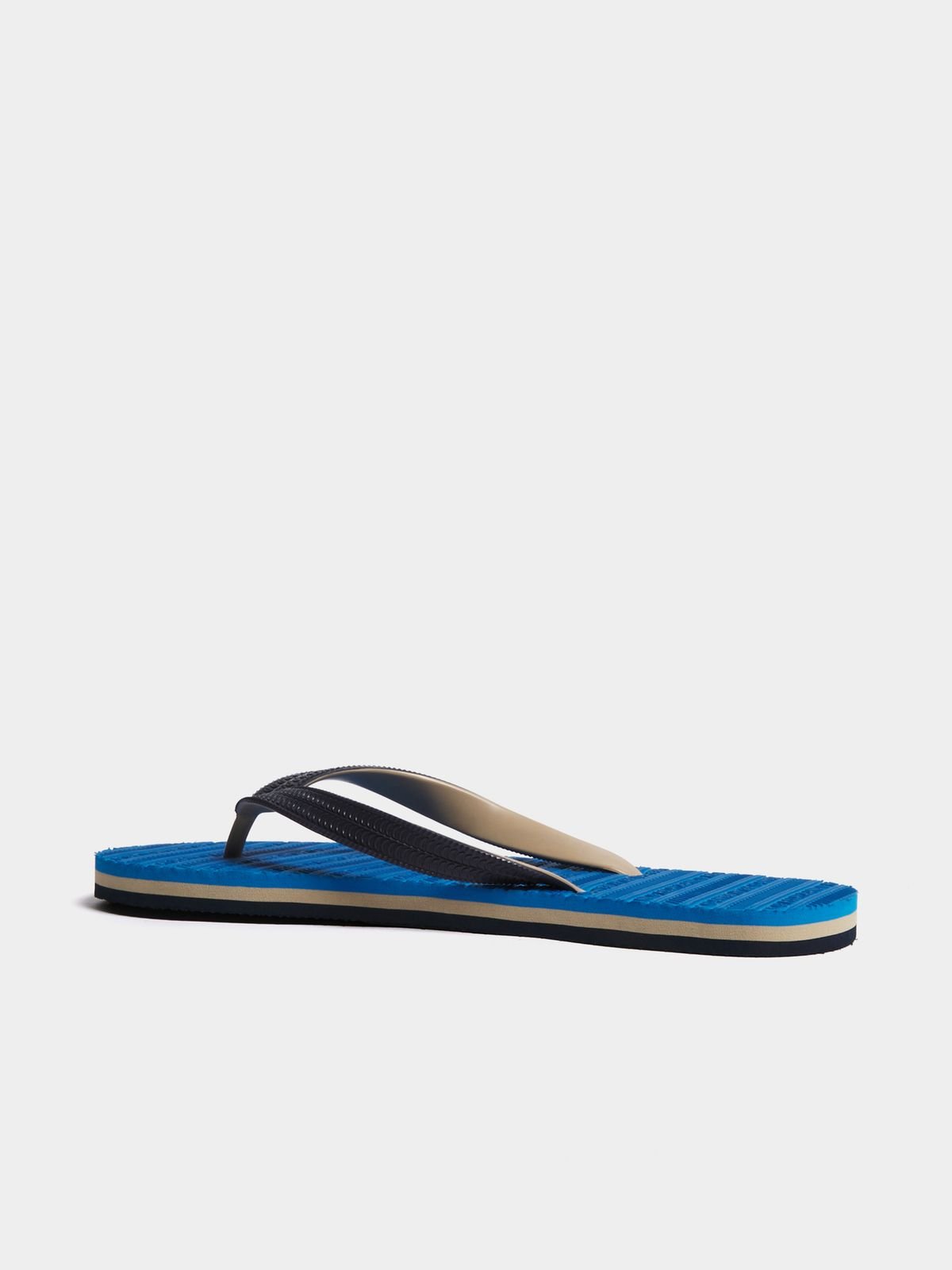 Relay Jeans Men's Rubber Blue/Navy Flip Flops | Bash