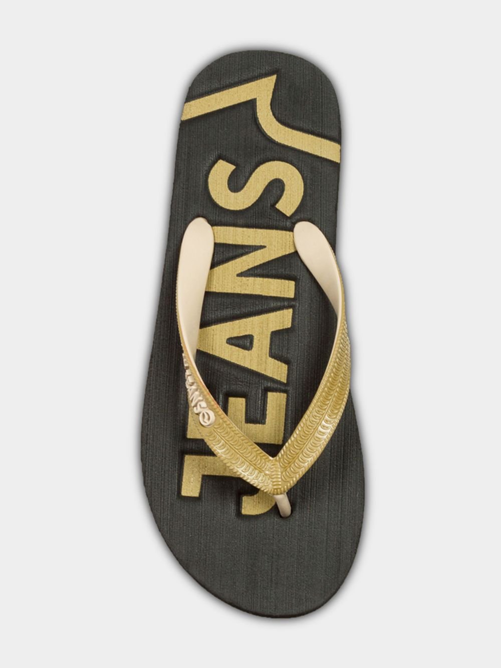 Relay Jeans Men's Black & Fatigue Bold Lines Flip Flops | Bash