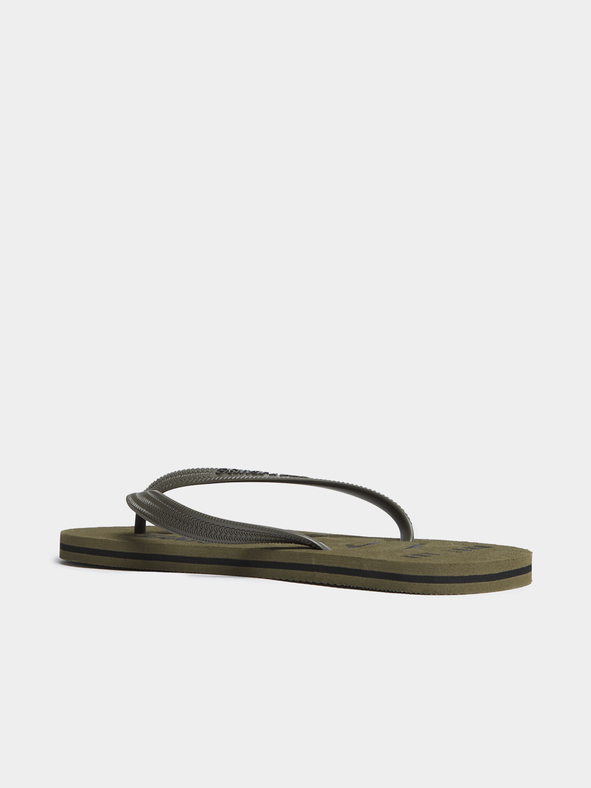 Relay Jeans Men's New Bold Line Green Flip Flops | Bash