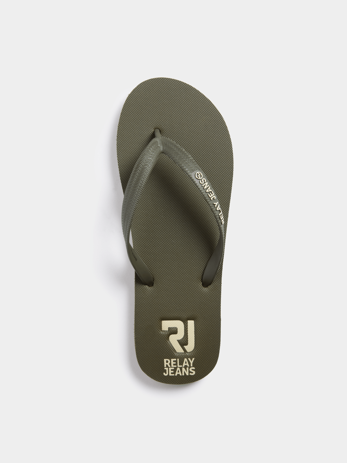 Relay Jeans Men's Plain Eva Green Flip Flops | Bash