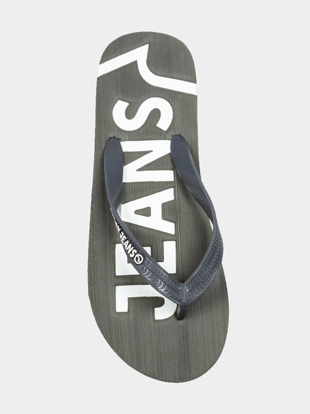 Relay Jeans Men's Bold Lines Grey & White Flip Flops | Bash