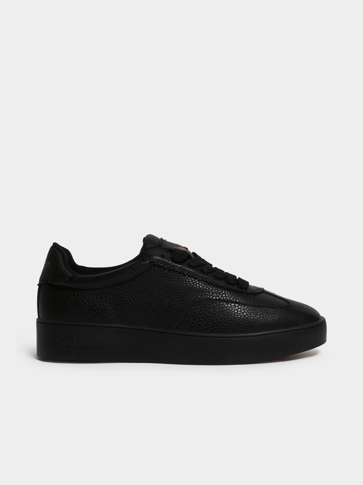 Jonathan D Men's Court Black Sneaker | Bash