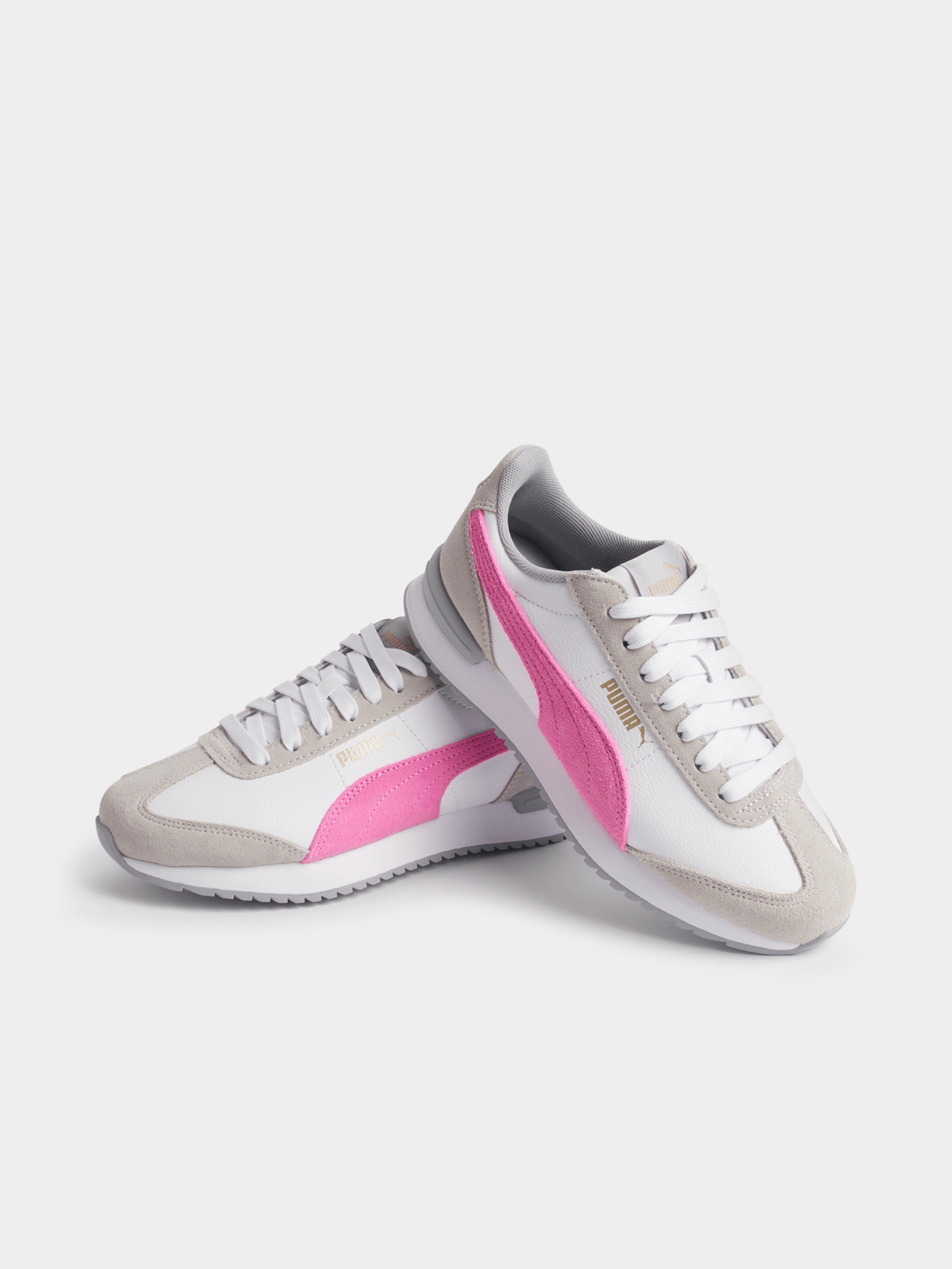 Puma Women's R78 Wind SMU White/Pink Sneaker | Bash