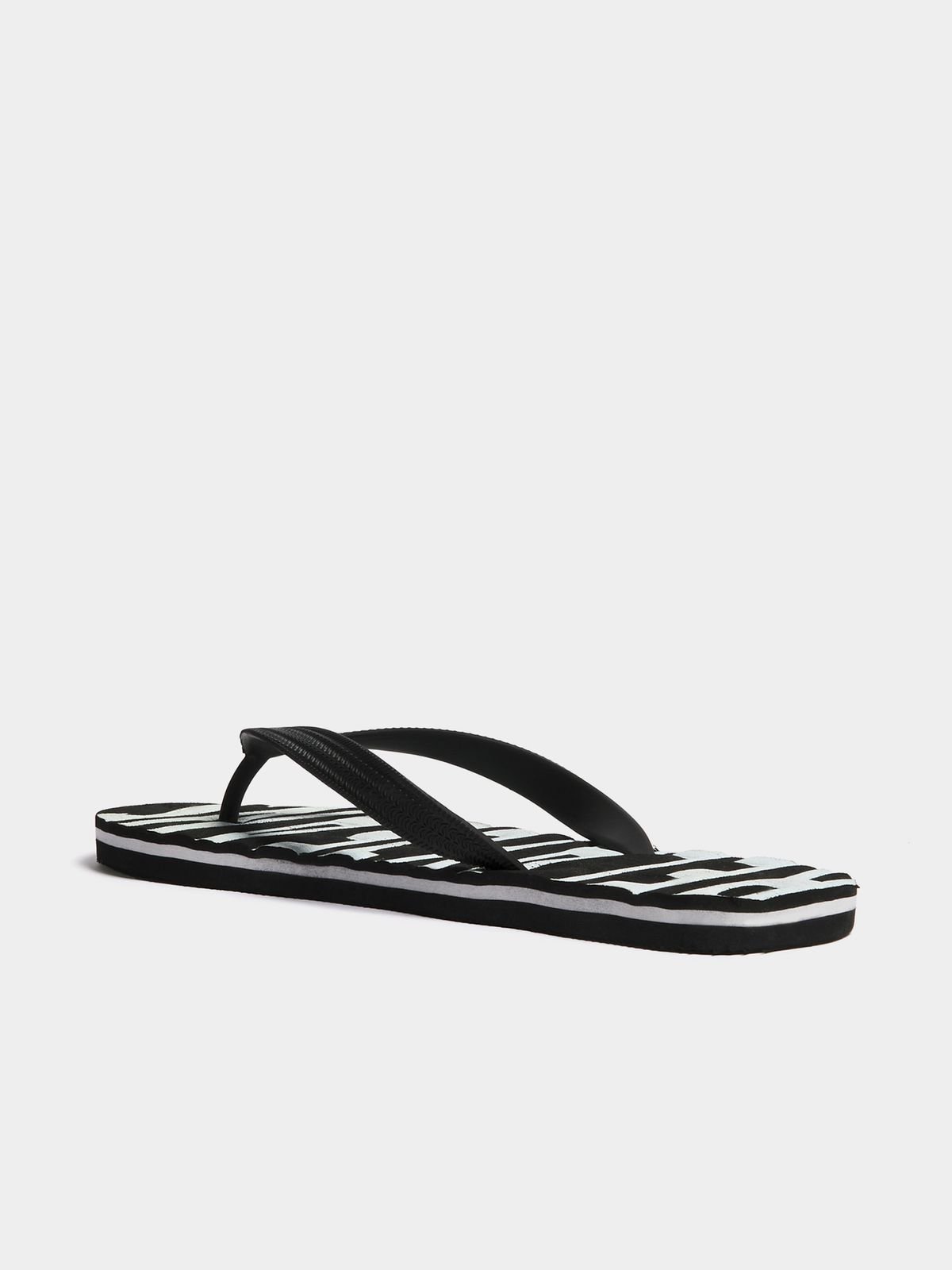 Relay Jeans Men's Core Sport Black/White Flip Flops | Bash