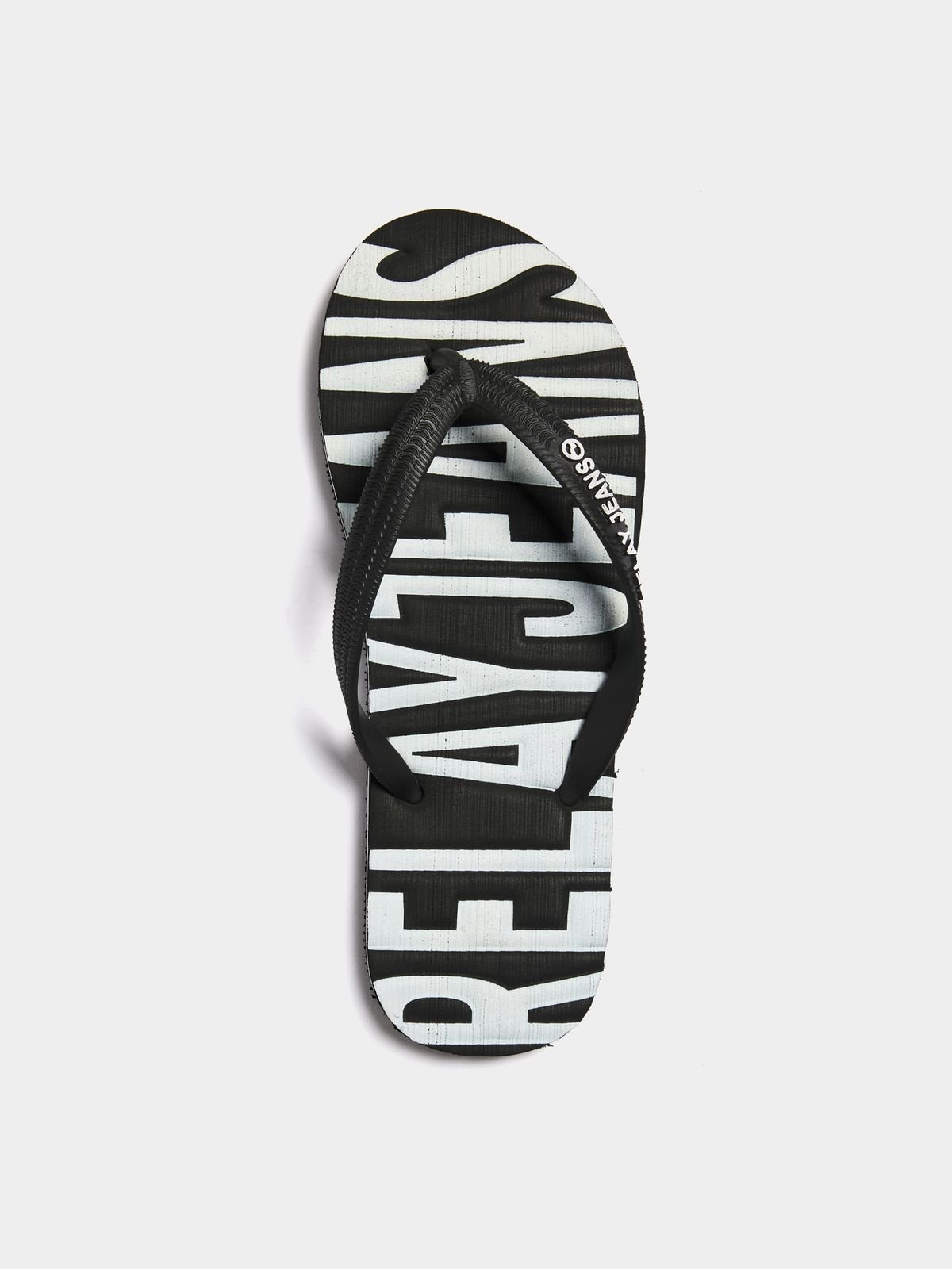 Relay Jeans Men's Core Sport Black/White Flip Flops | Bash