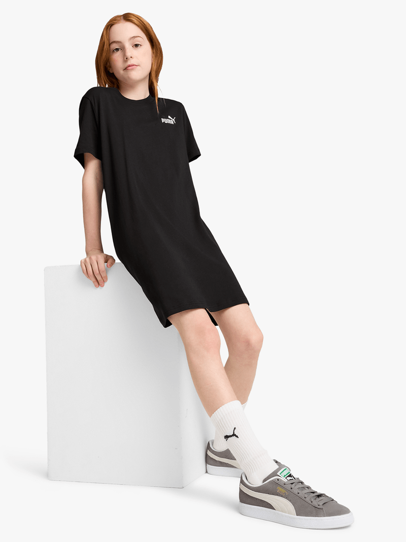 Puma Girls Essential No. 1 Logo Black Dress Tee | Bash