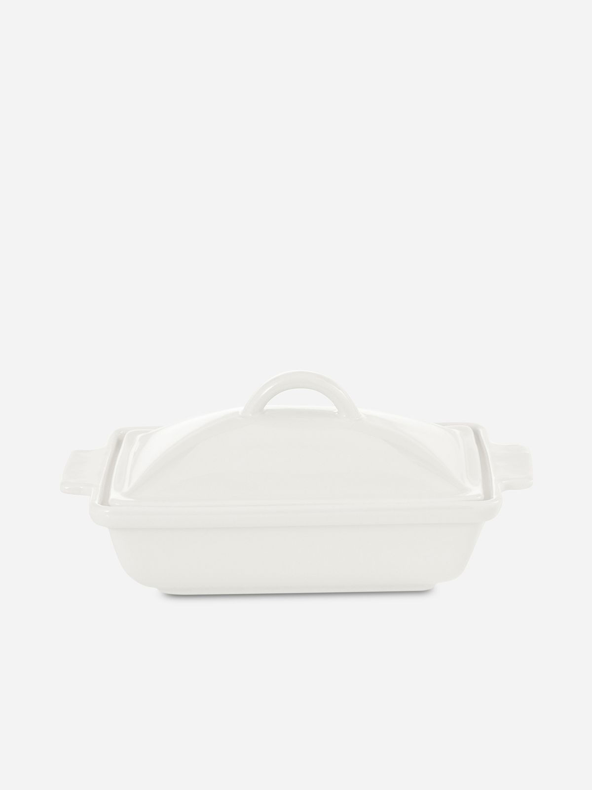 Aurora Rectangle Porcelain Casserole With Lid 23cm | Bash