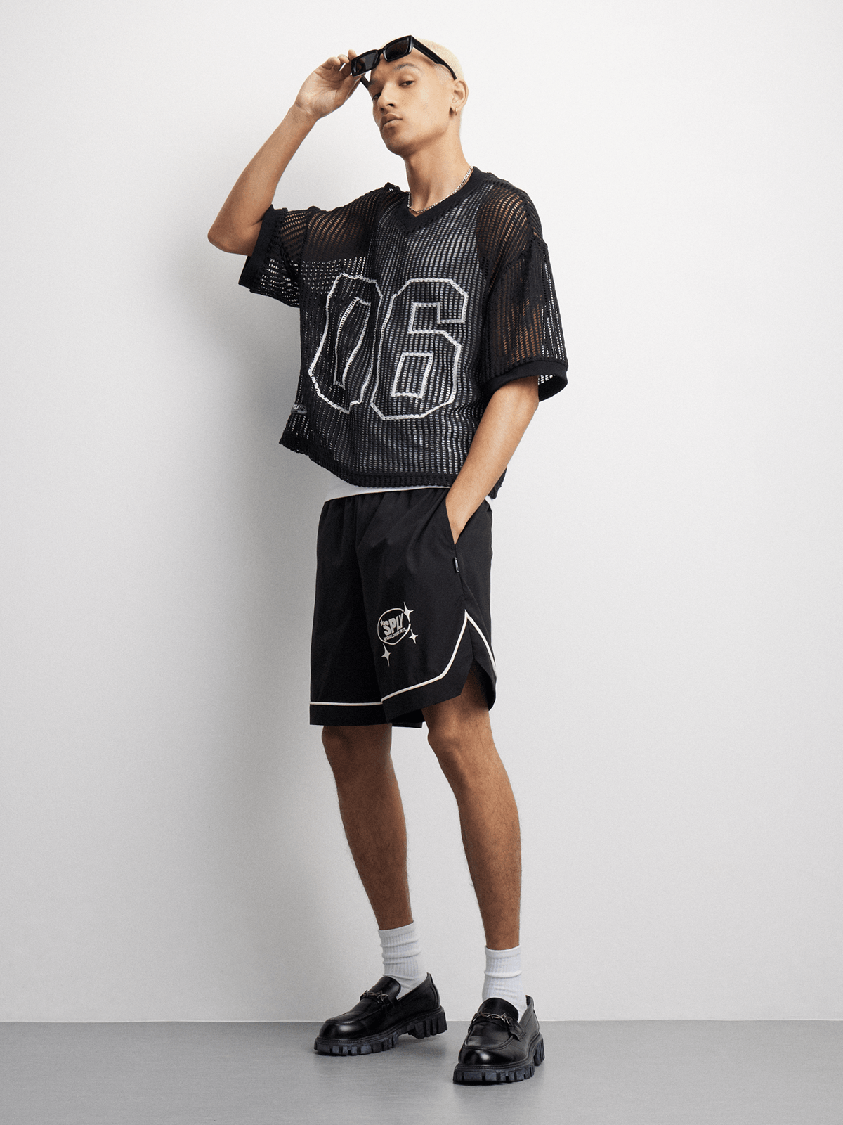 The FIX Men's Black Co-Ord Baseball Shorts | Bash