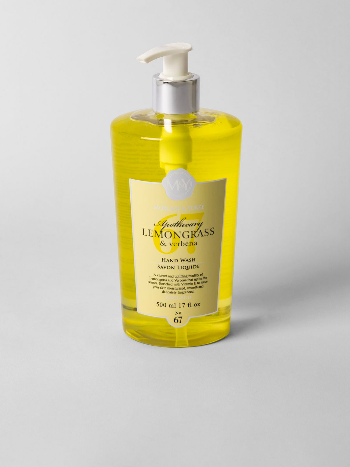 Morlage & York Lemongrass Hand Wash 500ml | Bash