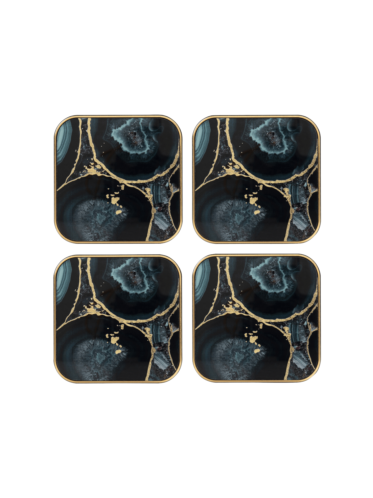 Estilo 4 Piece Printed Coaster Set | Bash