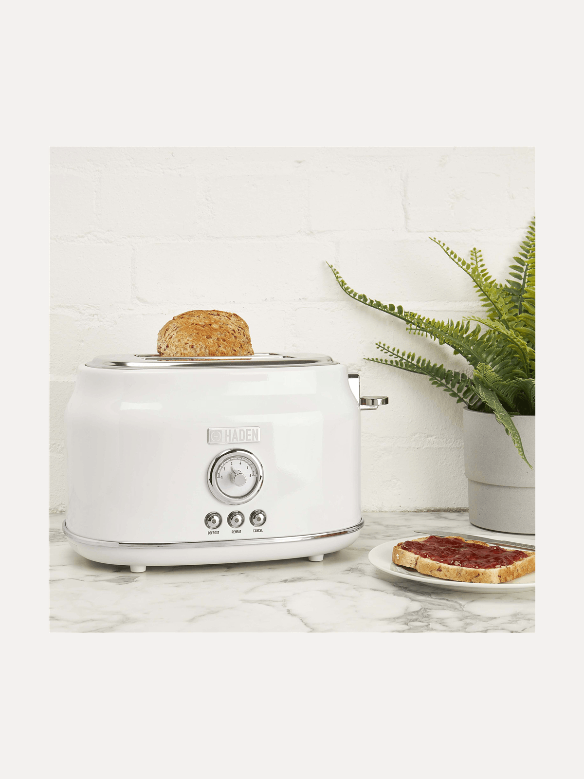 Haden Dorset Toaster White 2 Slice | Bash