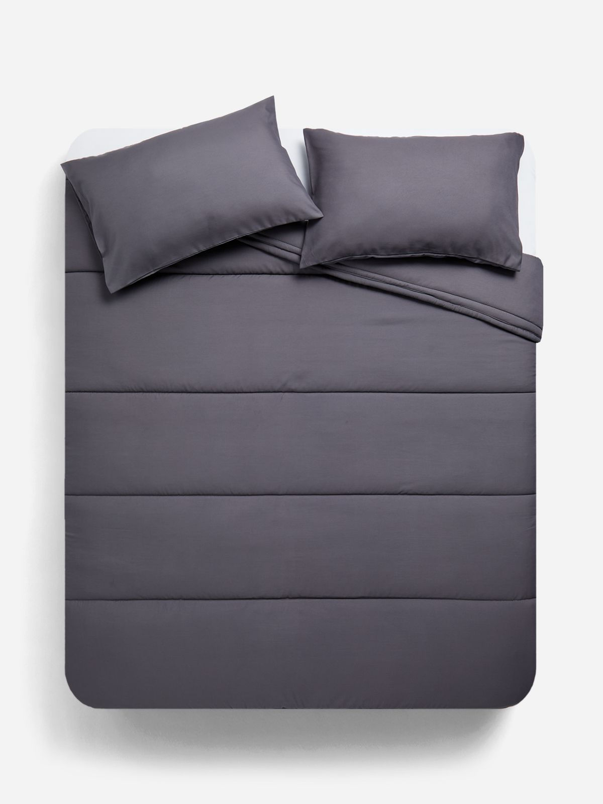 Jet Home Charcoal Comforter Set | Bash