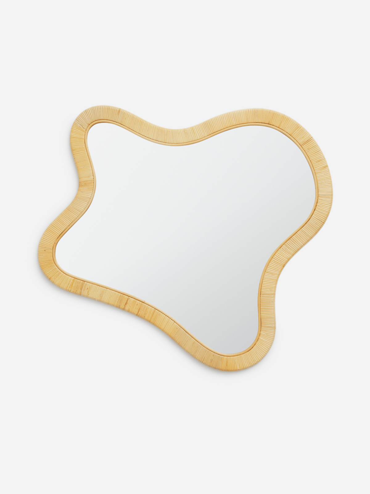 Jet Home Bamboo Irregular Rattan Mirror Small | Bash