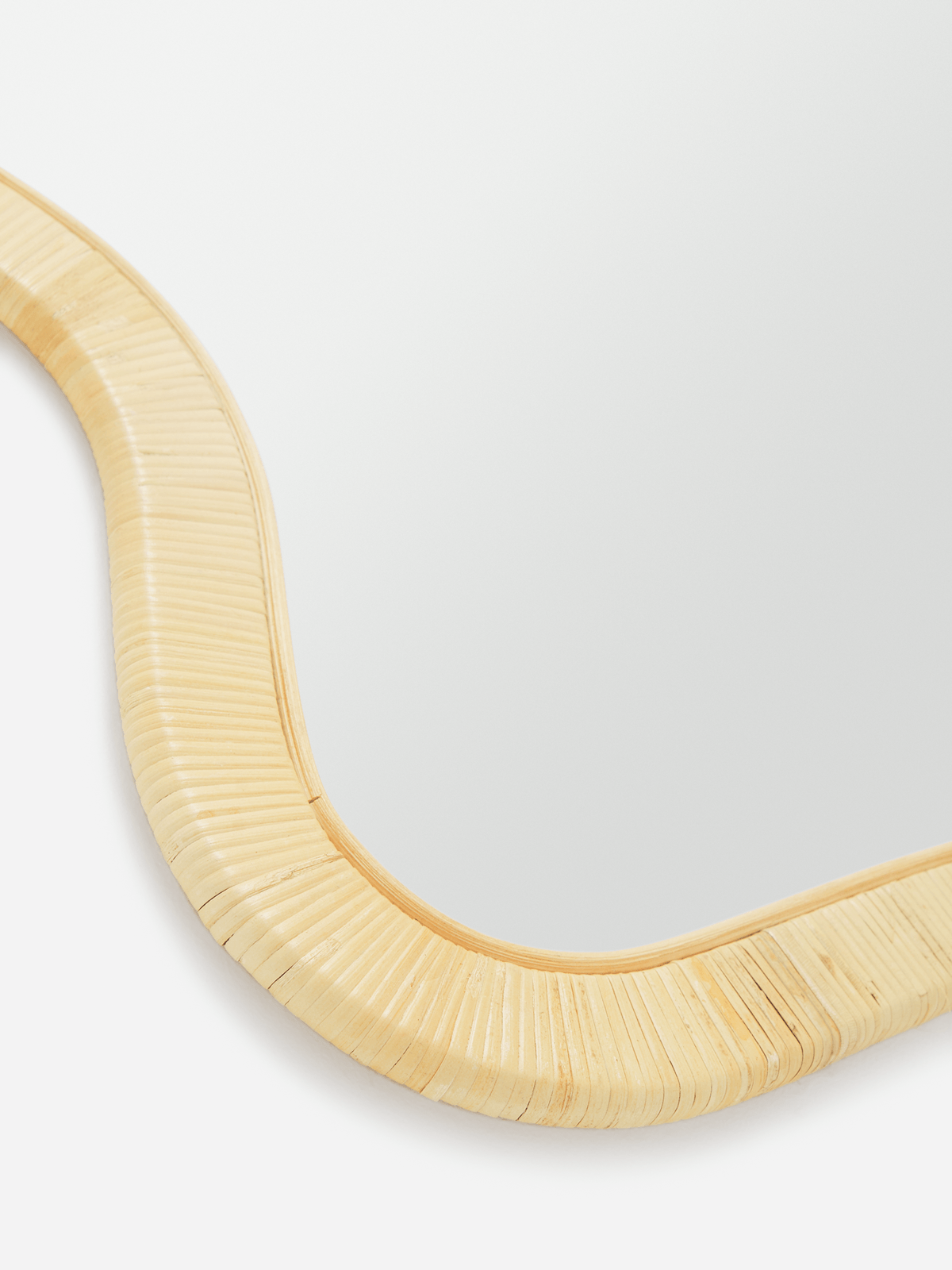 Jet Home Bamboo Irregular Rattan Mirror Small | Bash