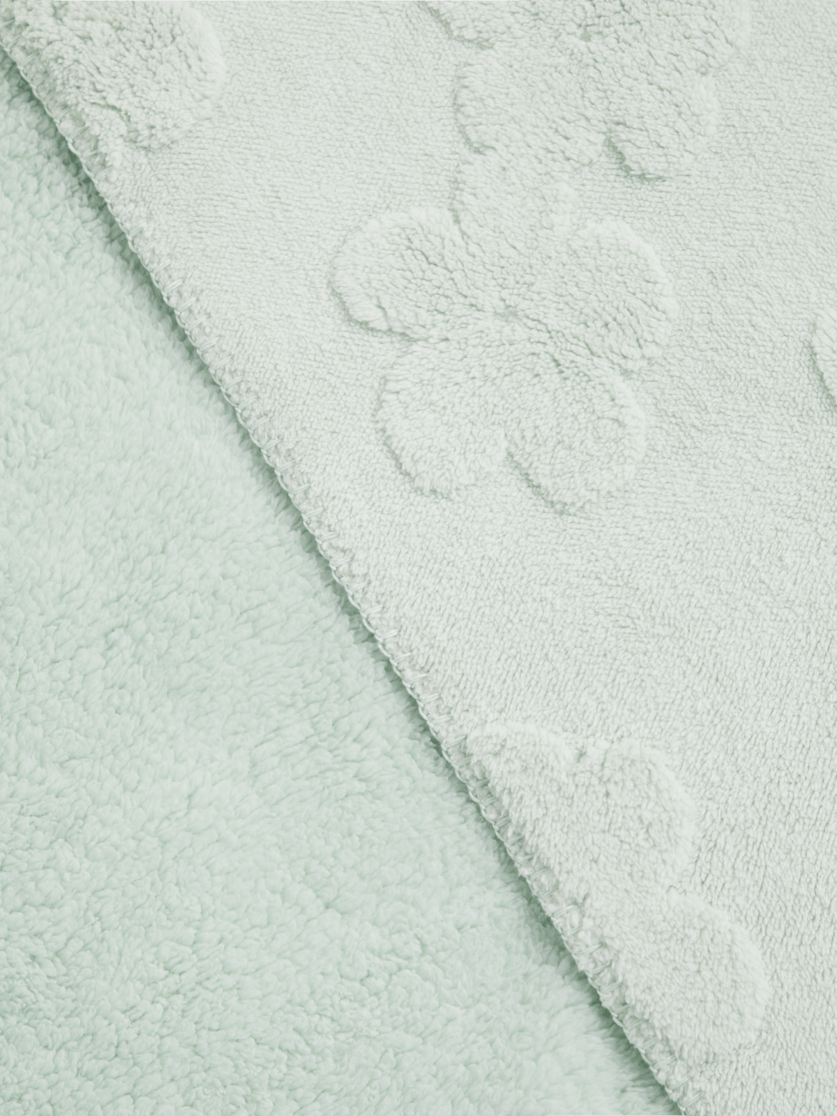 Jet Home Kids Mint Flower Sherpa Throw | Bash