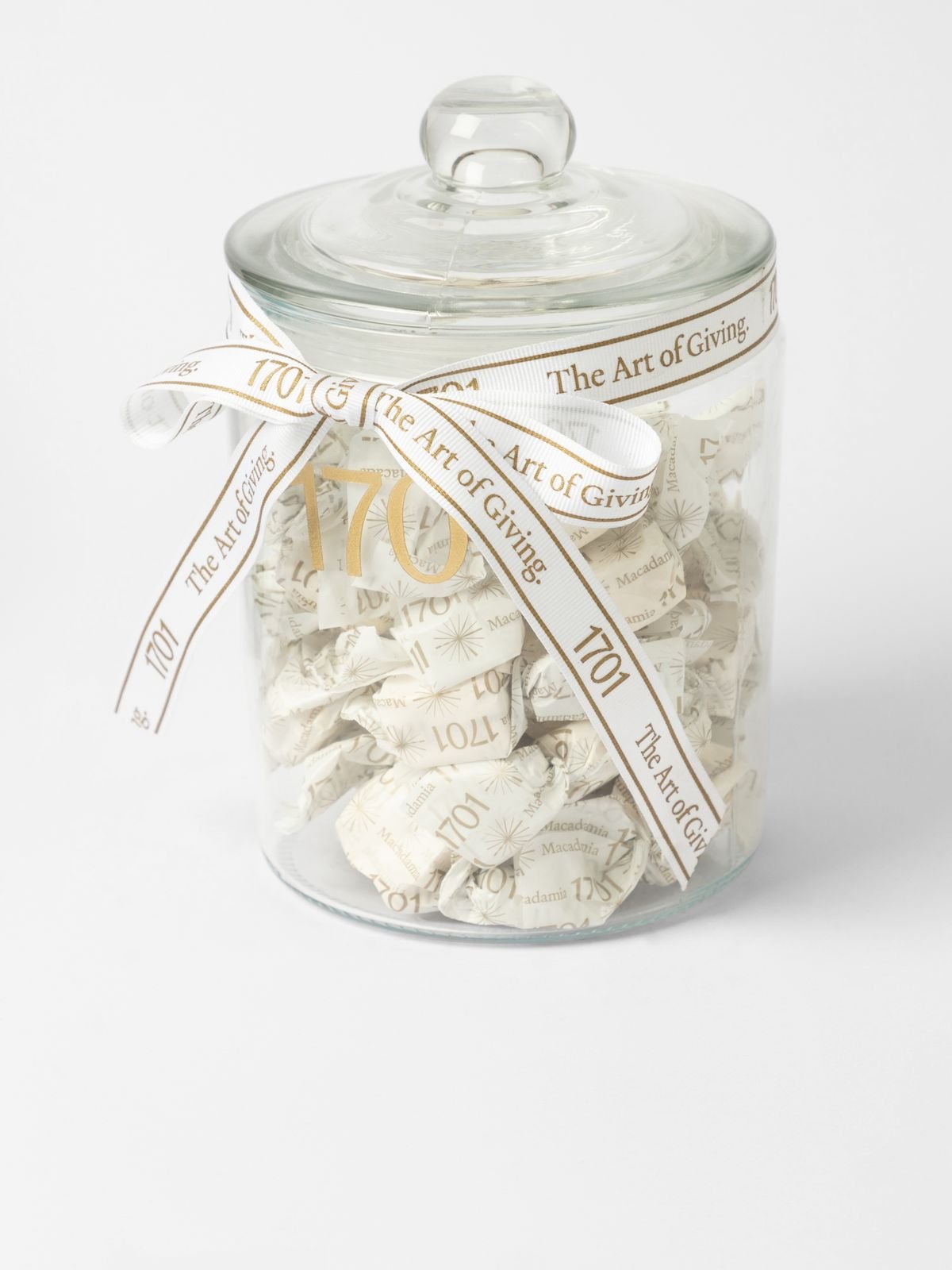 1701 Mini Macadamia Filled Nougat Glass Jar | Bash