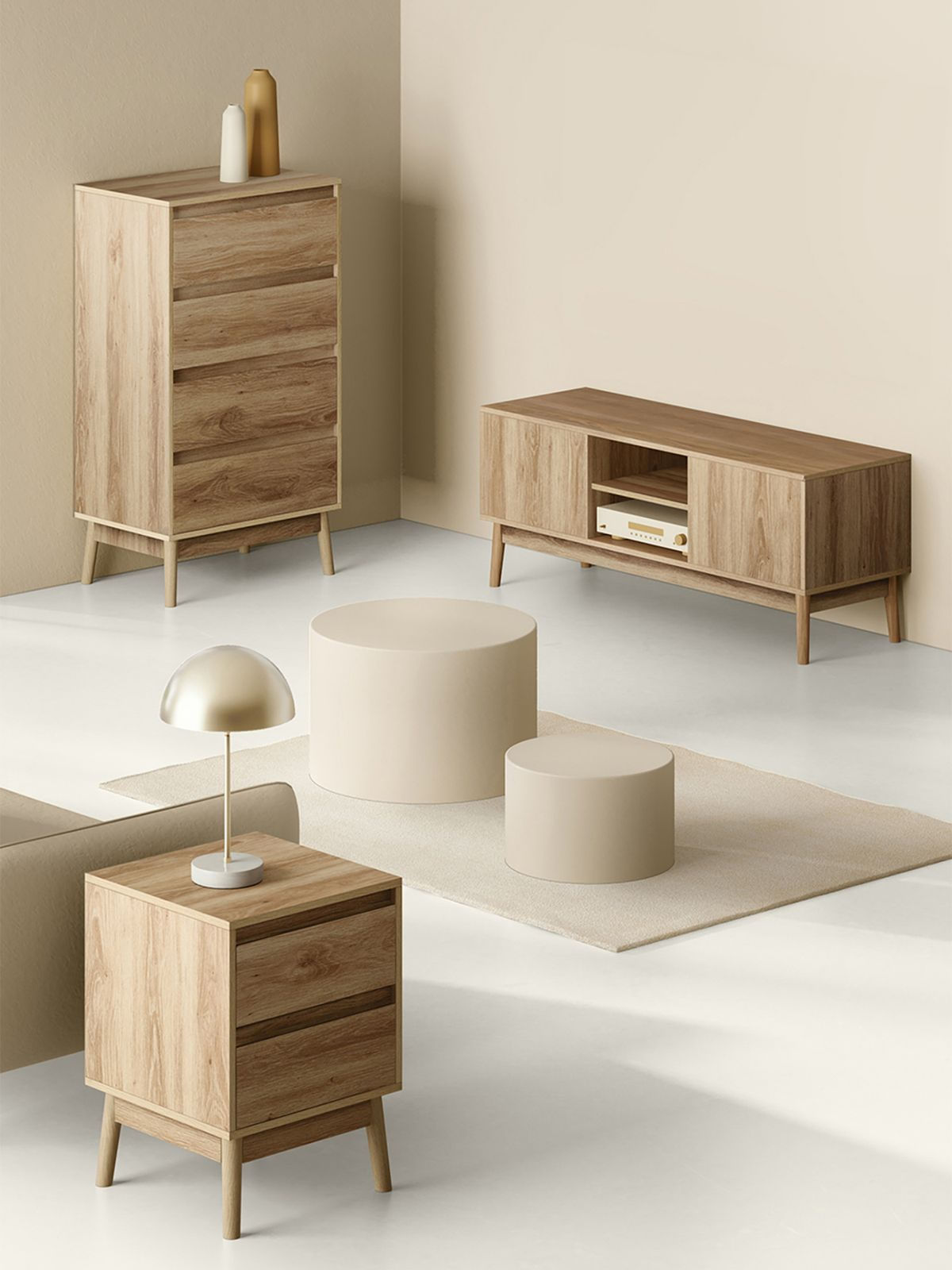 Self Assembly Five5 Abana Media Unit | Bash