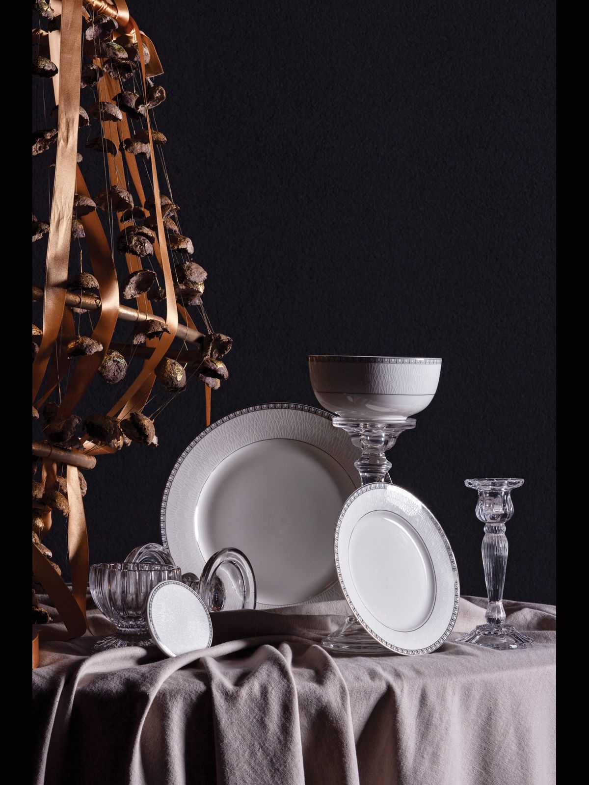 AH Milan Platinum Rim Coasters Set of 4 | Bash