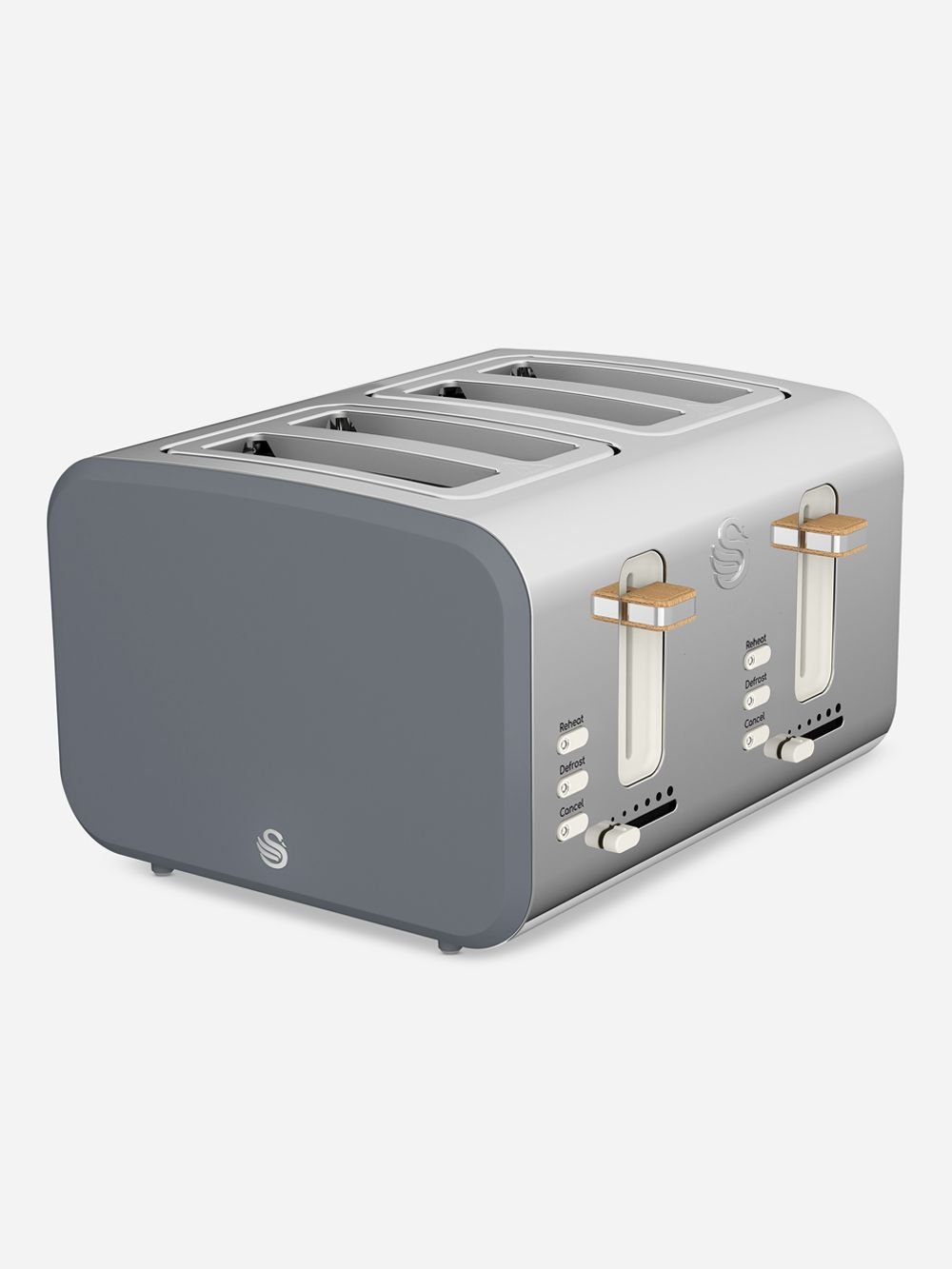Swan Nordic Toaster Grey 4 Slice | Bash