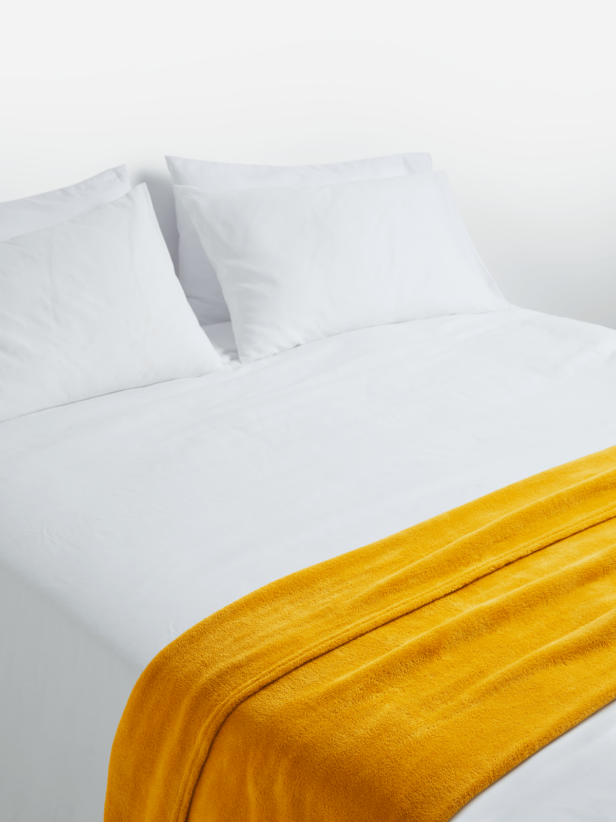 Jet Home Golden Spicy Coral Fleece Throw | Bash