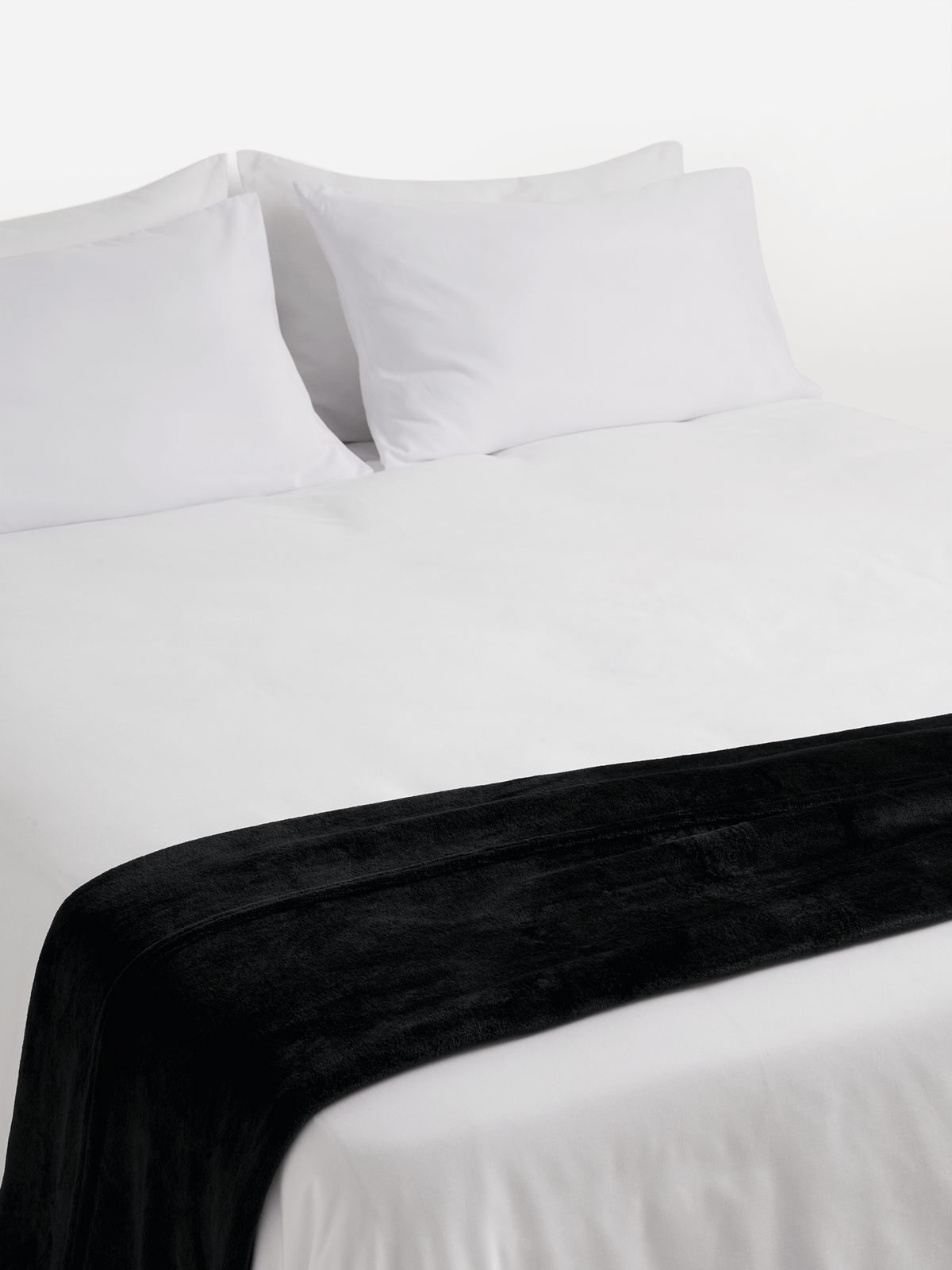 Jet Home Black Fleece Blanket | Bash