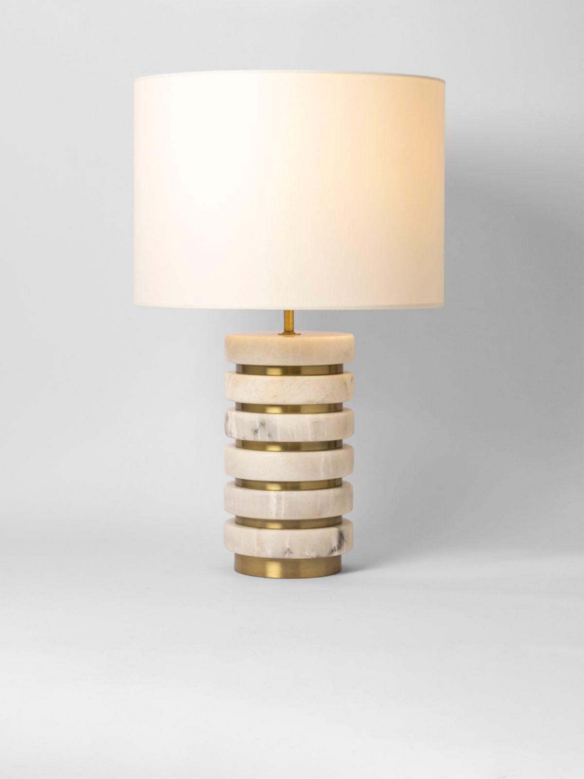 Marble Discs Table Lamp with Rechargeable Bulb | Bash