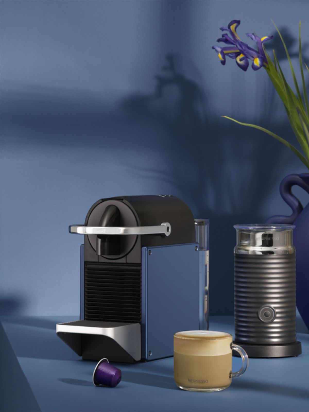 Nespresso Pixie Coffee Machine Dark Blue | Bash