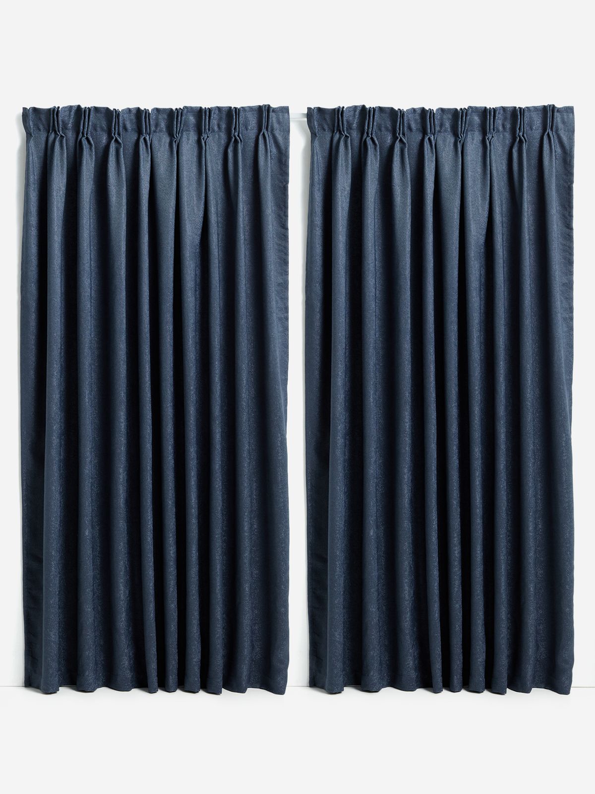 Jet Home Navy Chloe Blockout Taped Curtain 230x218 | Bash