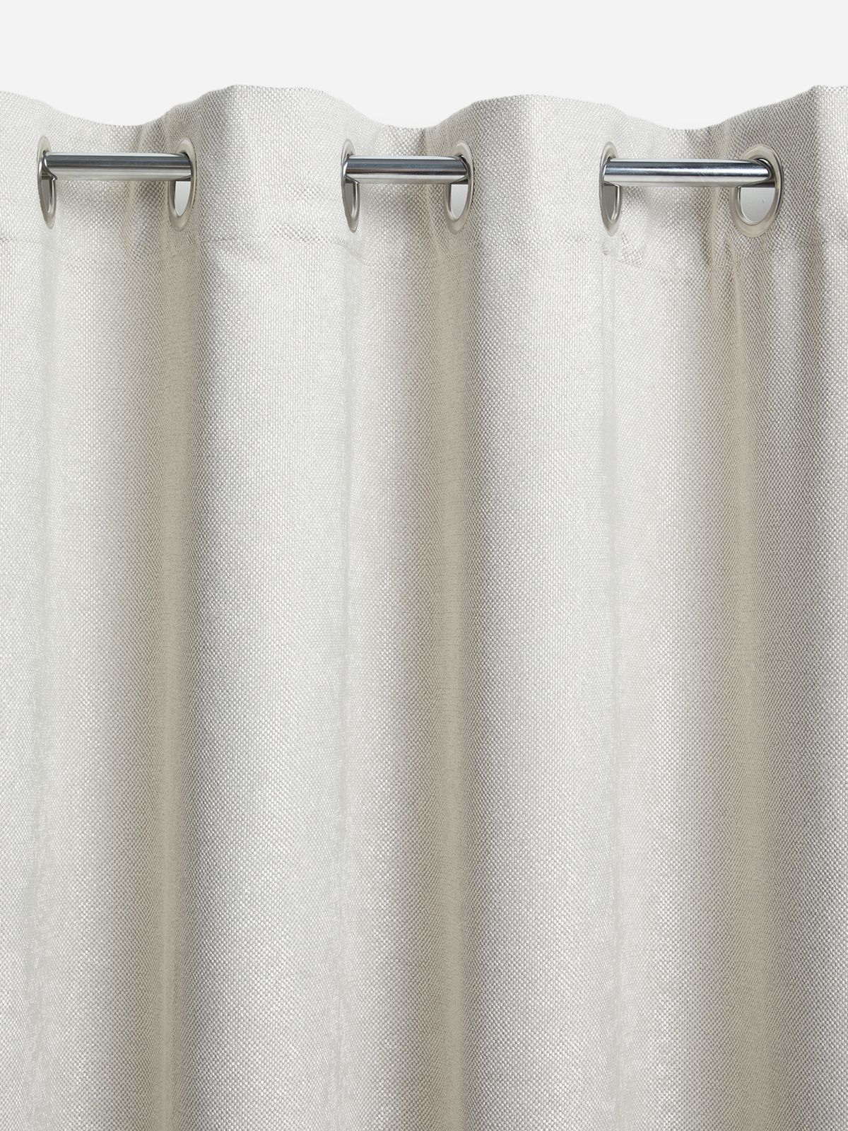 Jet Cream Chloe Blockout Eyelet Curtain 140x225 | Bash