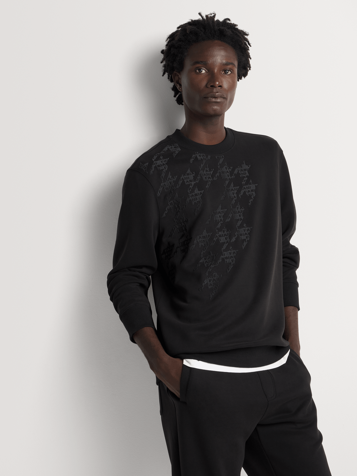 Fabiani Men's Black Lyocell Sweatshirt | Bash