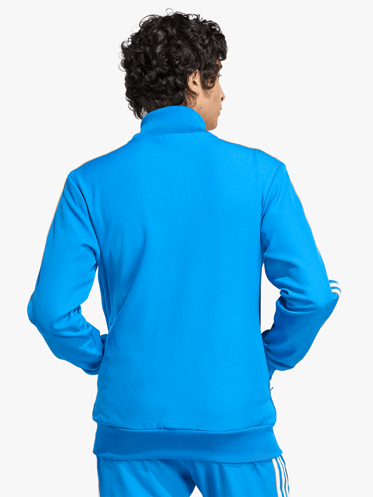 adidas Mens Real Madrid Terrace Icons Blue Track Top | Bash