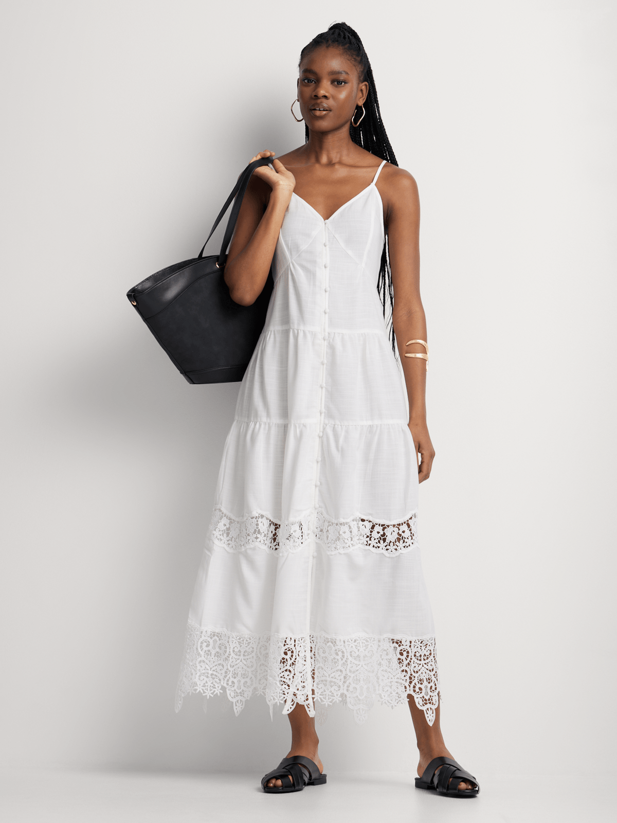 Lace Inset Sundress | Bash