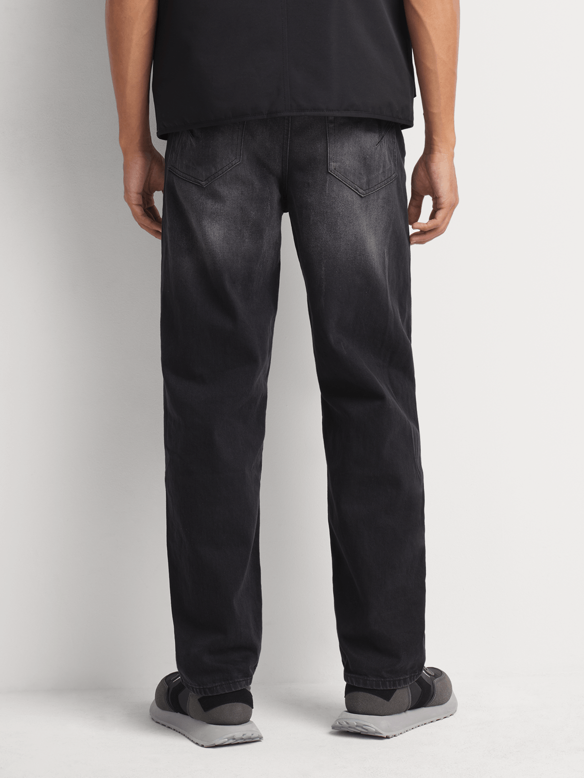 Relay Jeans Men's Loose Black Denim | Bash