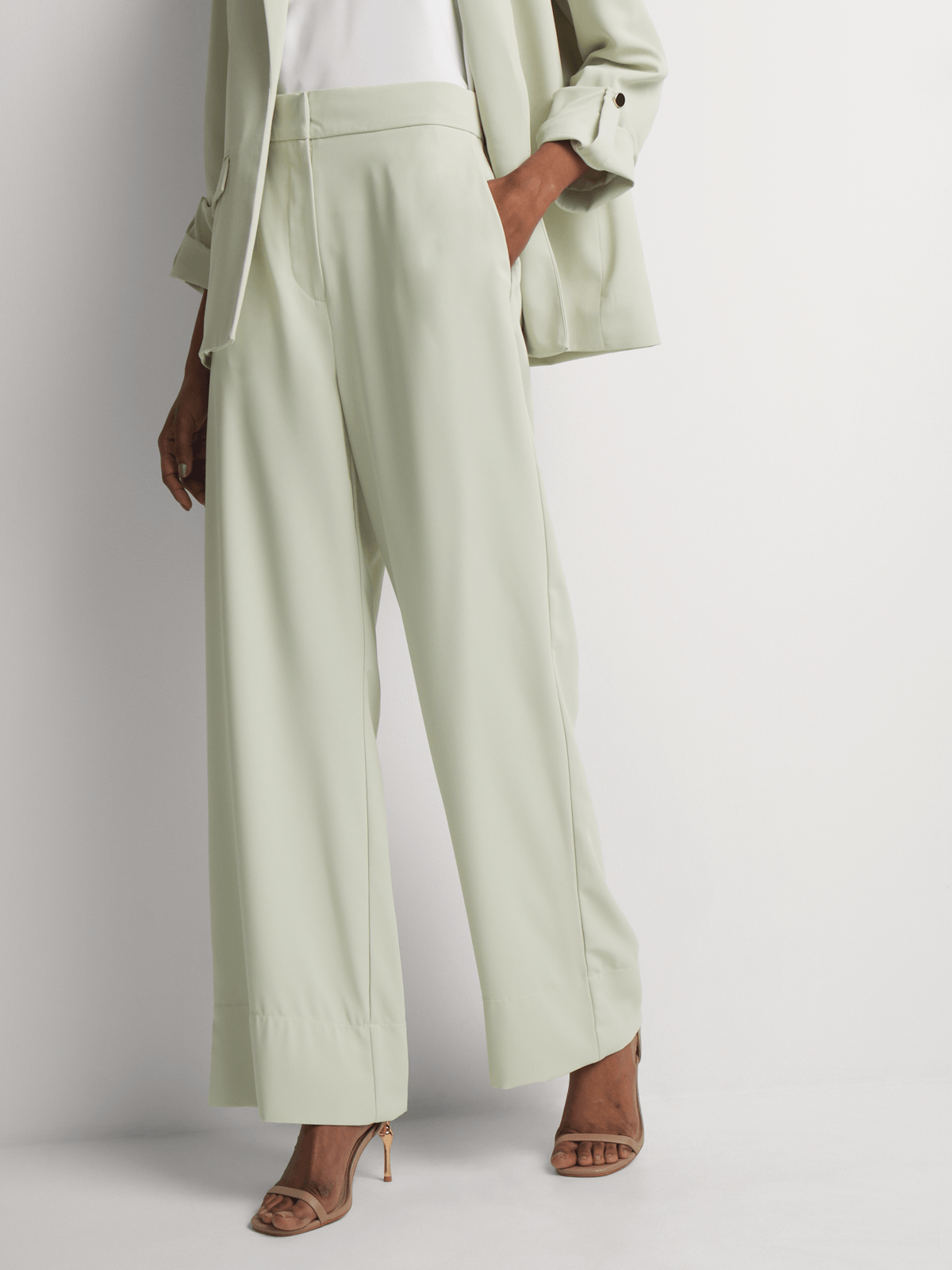 Wide Leg High Rise Pants | Bash