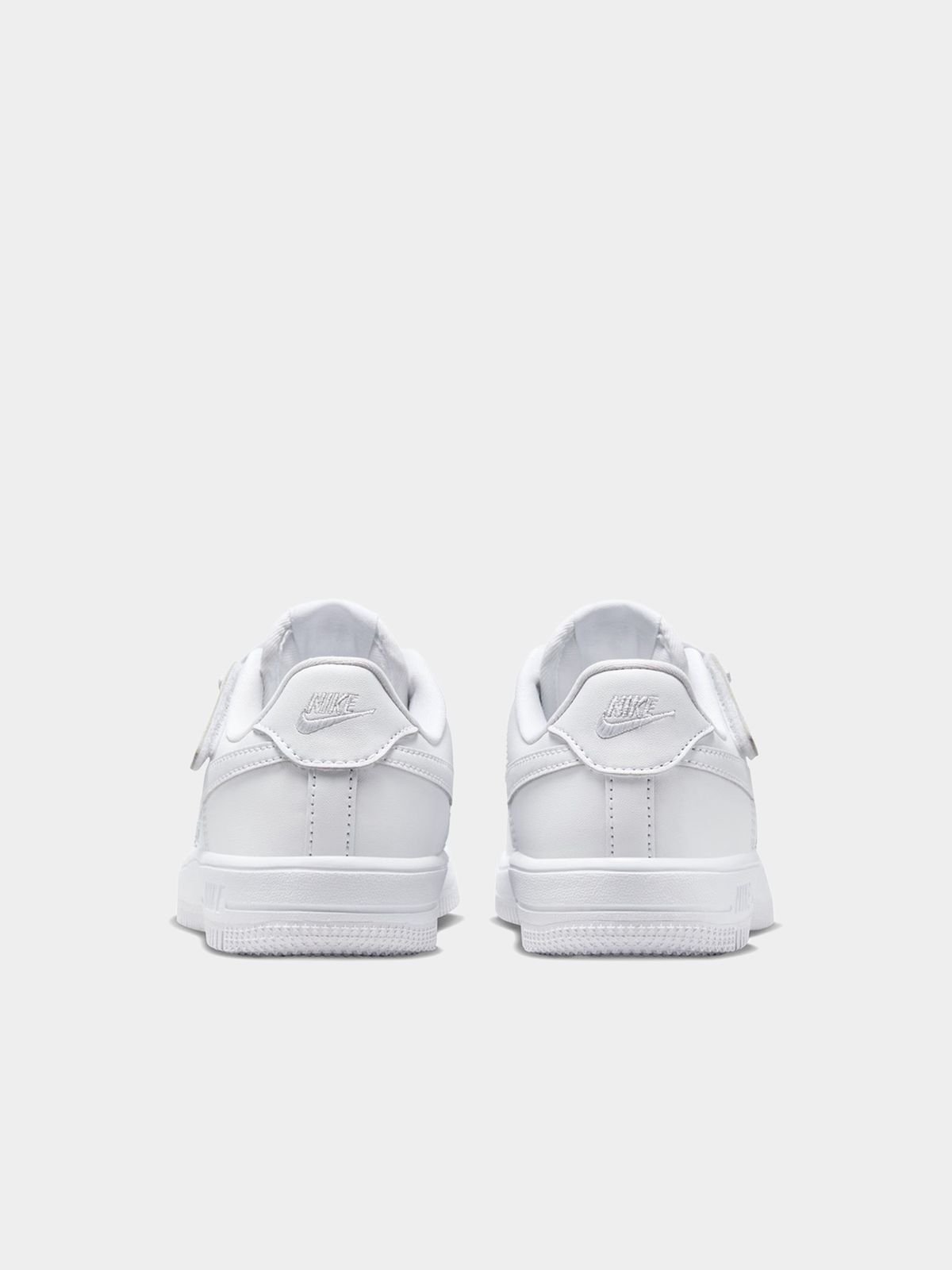 Nike Kids Force 1 Low EasyOn White Sneaker | Bash
