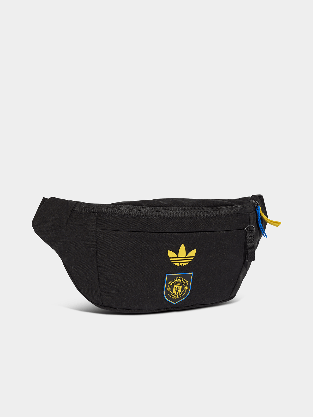 adidas Manchester United 3rd Black/Yellow Waist Bag | Bash