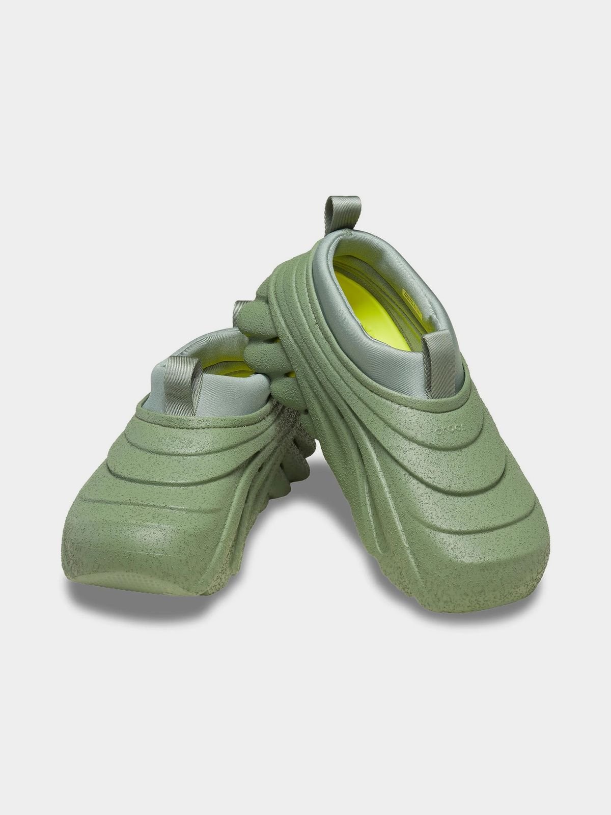 Crocs Men's Moss Echo Sandstorm Green Clog | Bash