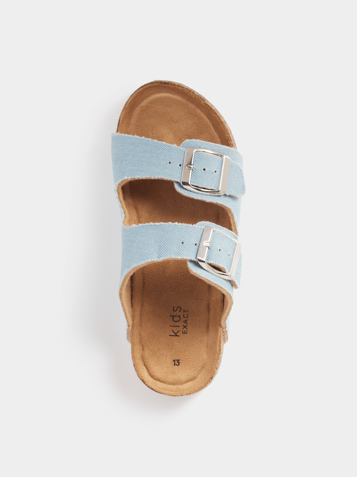 Exact Older Girl's Denim Double Strap Sandals | Bash
