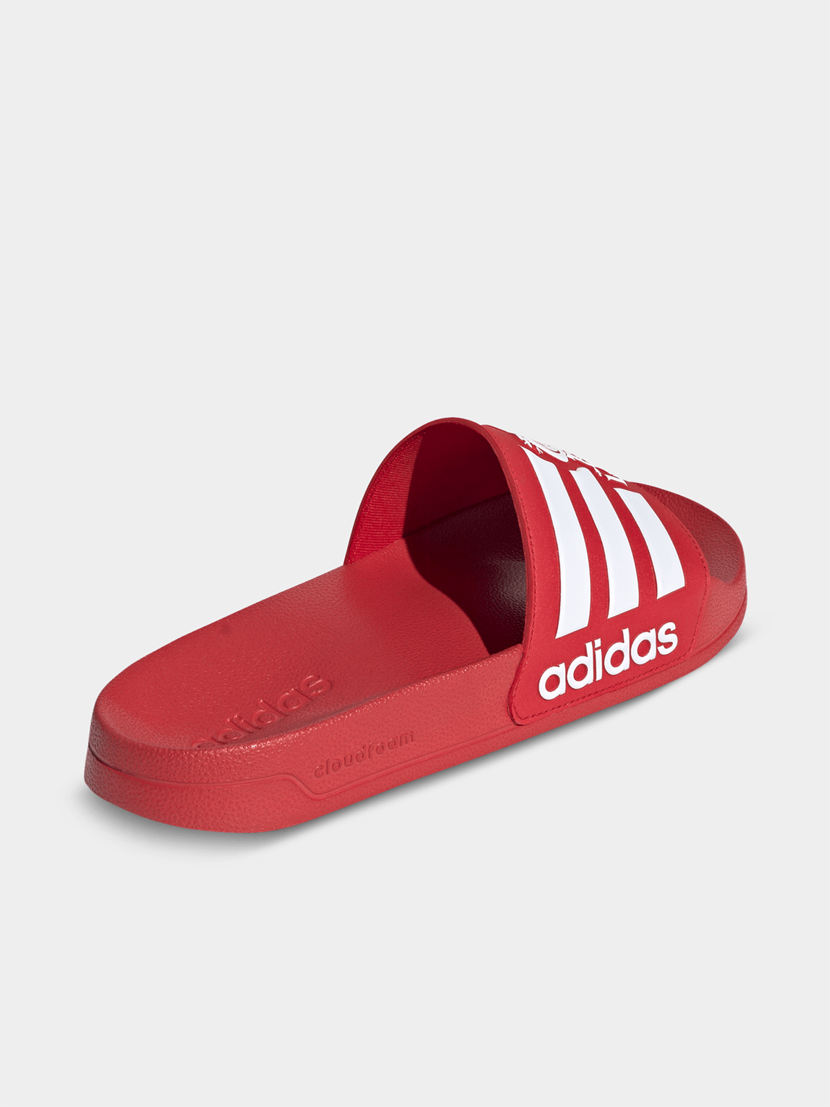 adidas Mens Liverpool FC Red/White Slides | Bash